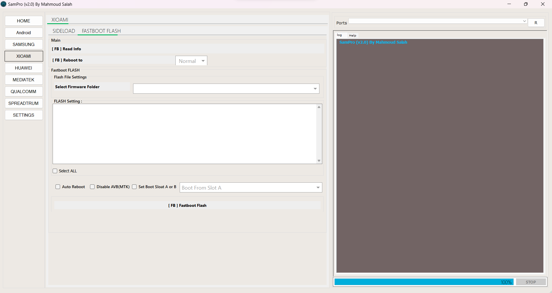 SAMPRO Tool - Homepage